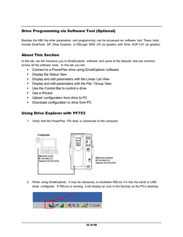 Basic drive programing pf753 | DOCX | Computer Peripherals | Computing