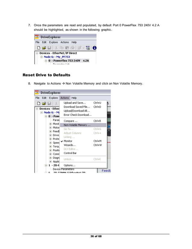 Basic drive programing pf753 | DOCX | Computer Peripherals | Computing
