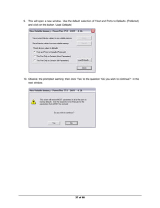 Basic drive programing pf753 | DOCX
