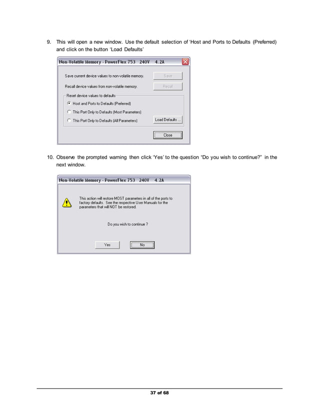 Basic drive programing pf753 | DOCX | Computer Peripherals | Computing