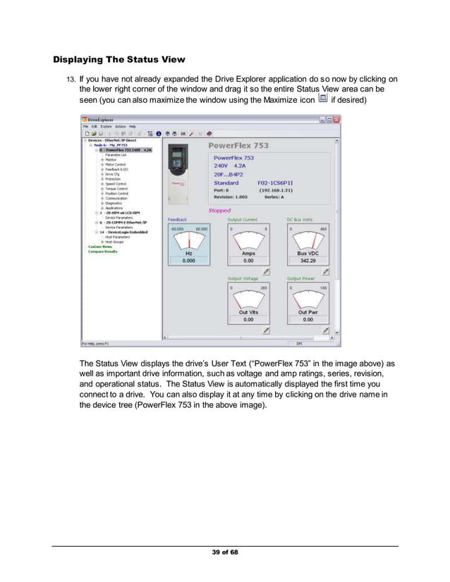 Basic drive programing pf753 | DOCX | Computer Peripherals | Computing