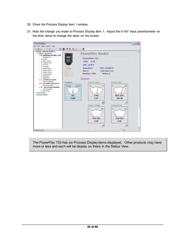 Basic drive programing pf753 | DOCX | Computer Peripherals | Computing