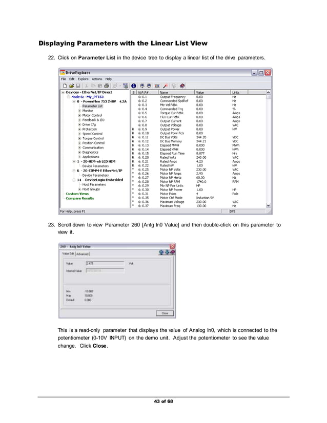 Basic drive programing pf753 | DOCX | Computer Peripherals | Computing