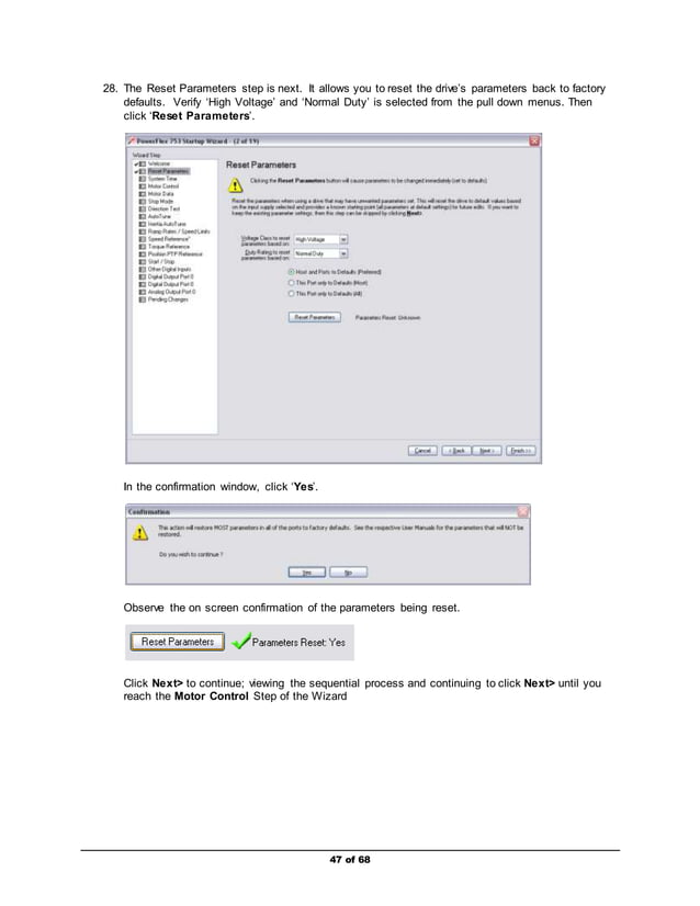 Basic drive programing pf753 | DOCX | Computer Peripherals | Computing