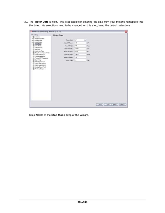 Basic drive programing pf753 | DOCX | Computer Peripherals | Computing
