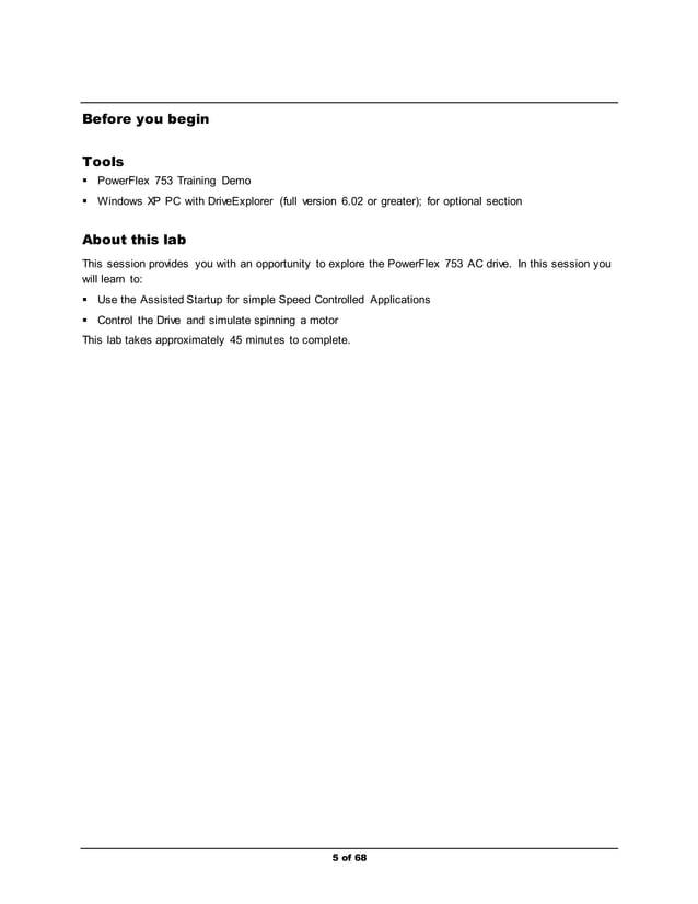 Basic drive programing pf753 | DOCX | Computer Peripherals | Computing