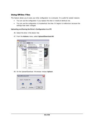 Basic drive programing pf753 | DOCX