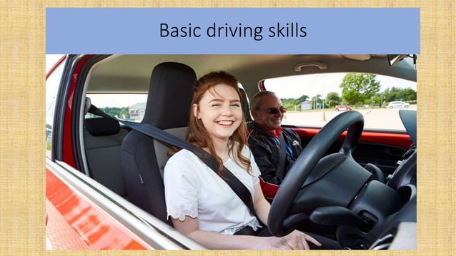 Basic driving skills | PPTX