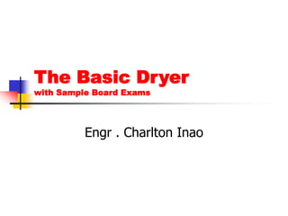 Basic dryer for HVAC | PDF