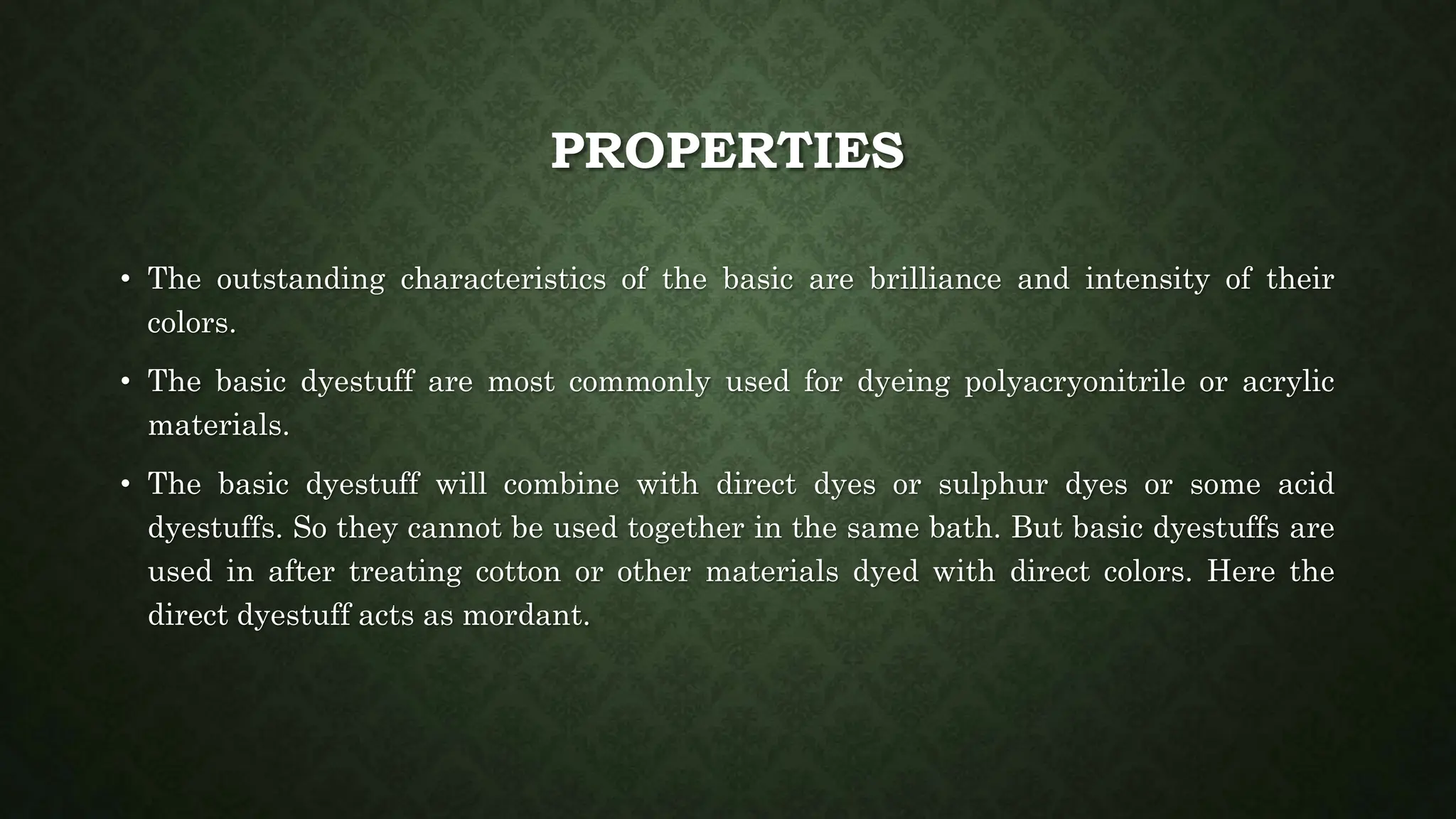 Basic dye application in textile industry.pptx | Free Download