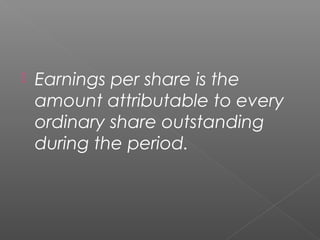 Basic earnings per share | PPT