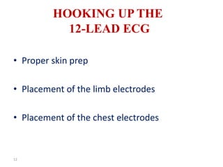 Basic ecg | PPTX