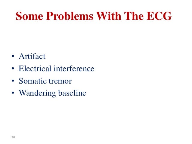 Somatic Tremor Artifact