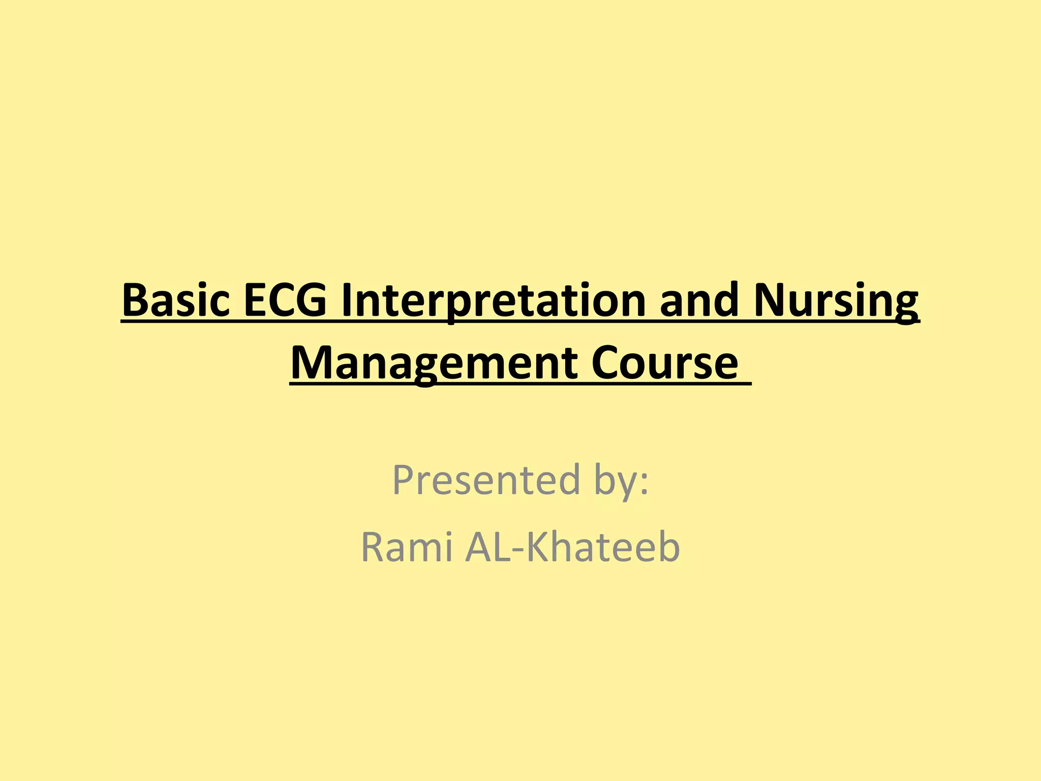 Basic ECG | PPT