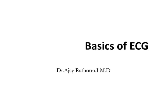 Basic ecg | PPT