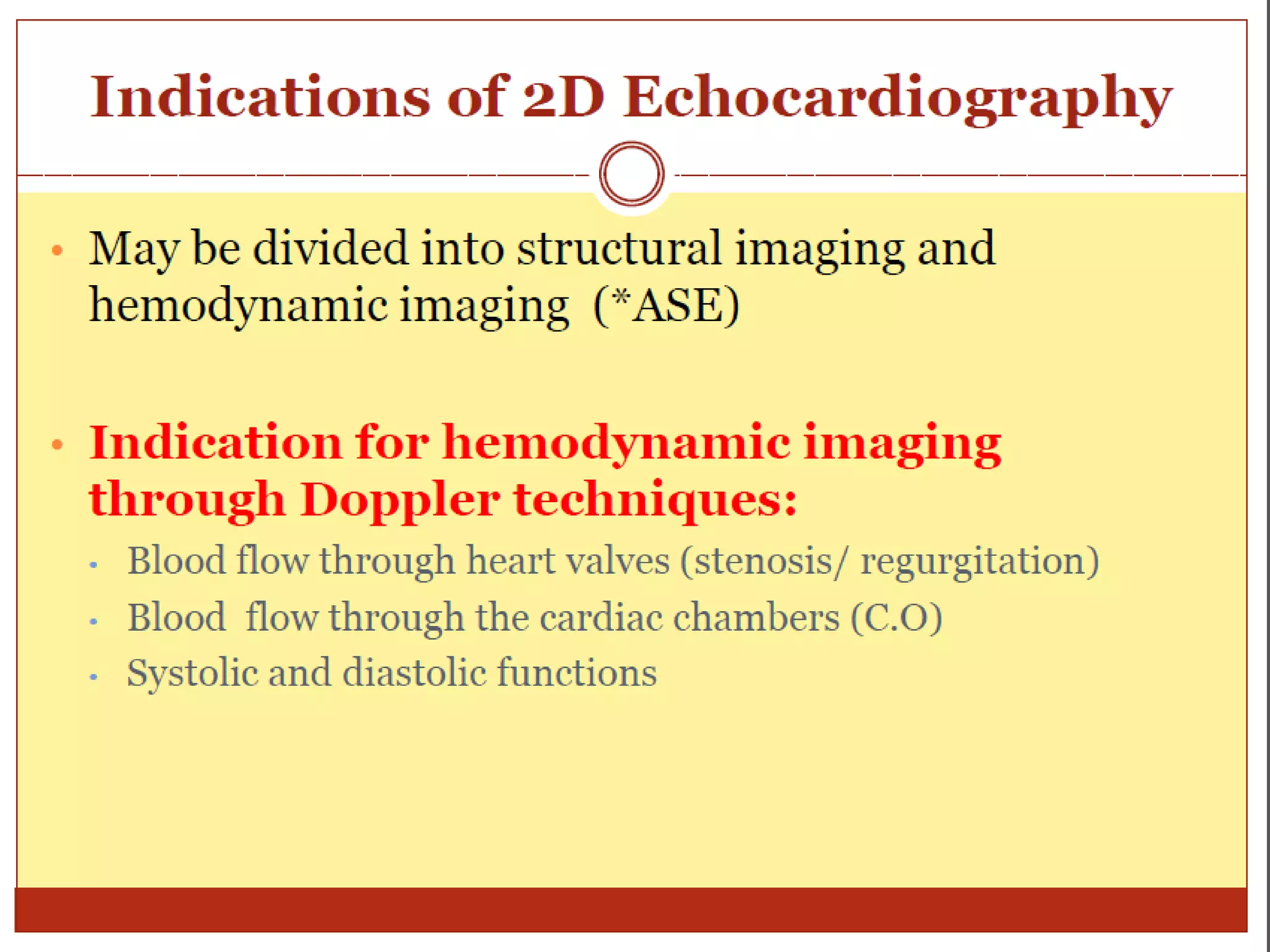 Basic echocardiography | PPTX