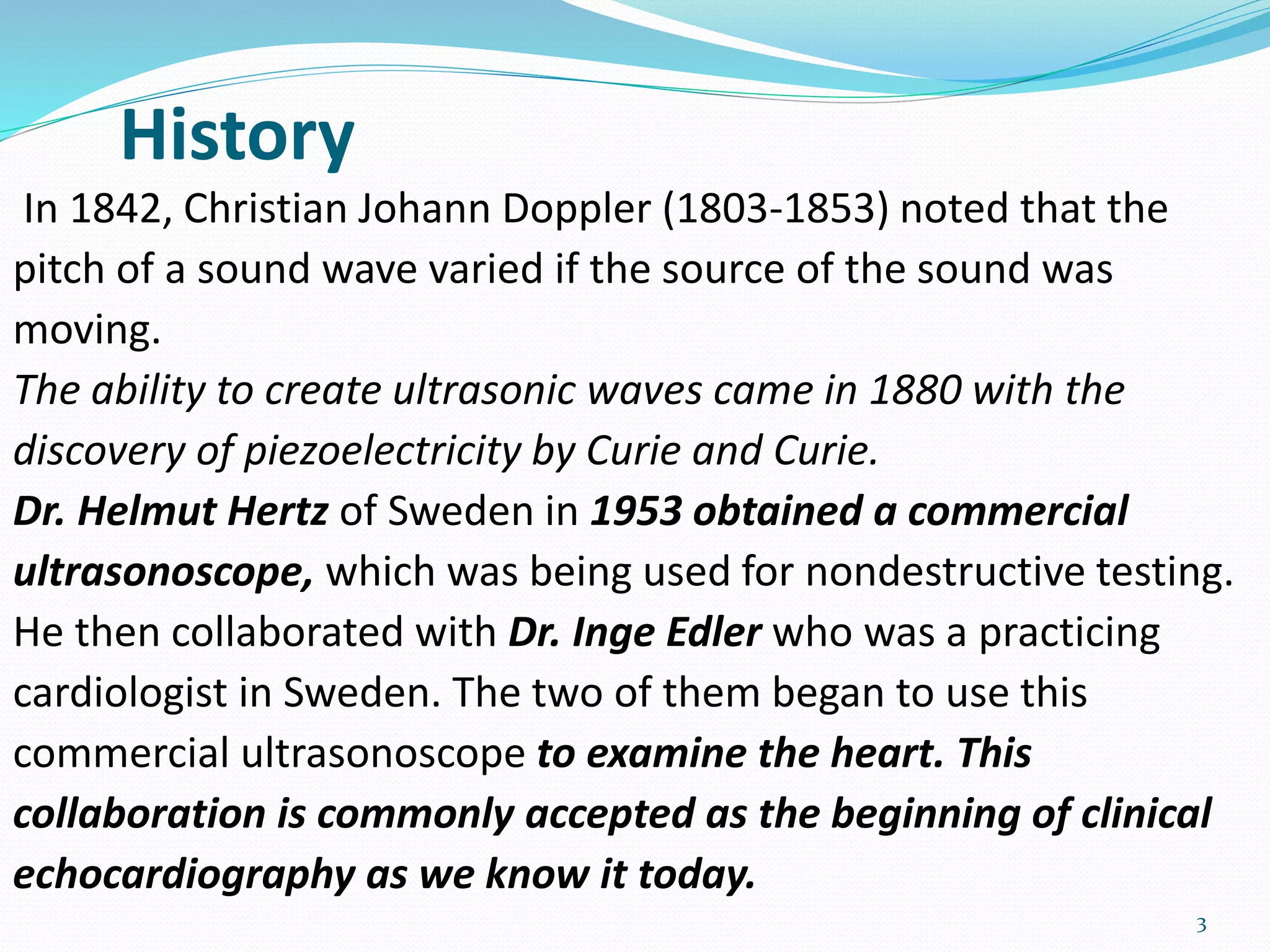 Basic echocardiography | PPTX