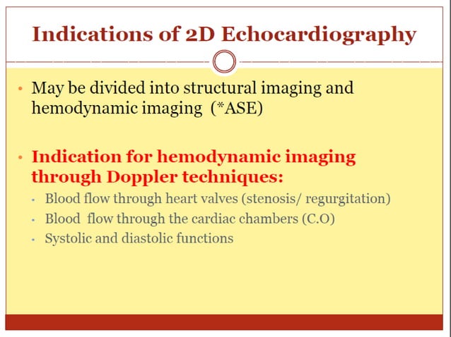 Basic echocardiography | PPTX