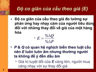 Basic Econ Ch2 Elasticity | PPT