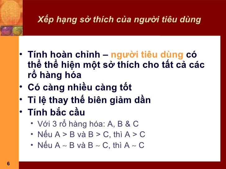 Basic Econ Ch3 Consumer Behavior 1