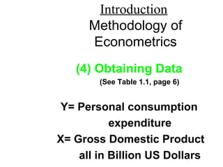 Basic econometrics lectues_1 | PPT