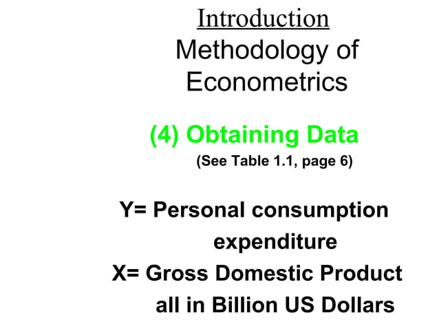 Basic econometrics lectues_1 | PPT