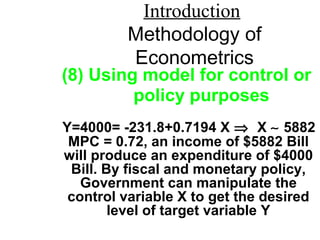 Basic econometrics lectues_1 | PPT