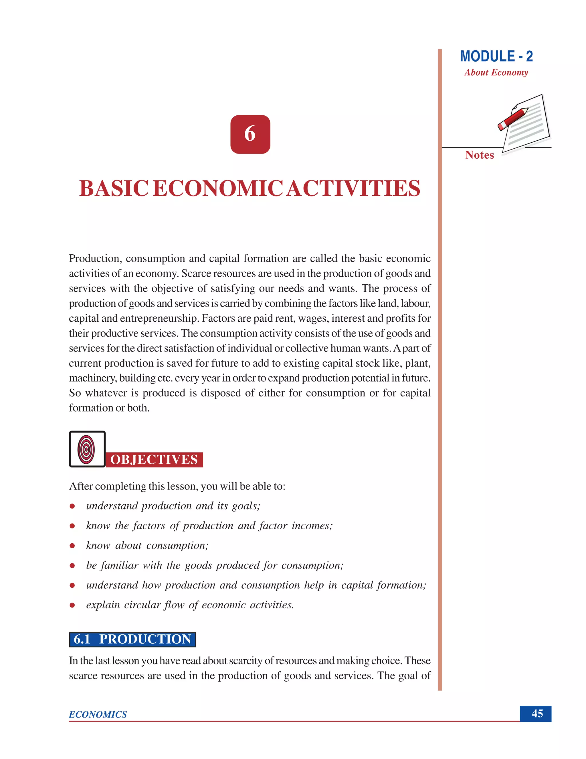 Basic economic activities | PDF