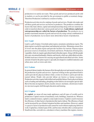 Basic economic activities | PDF