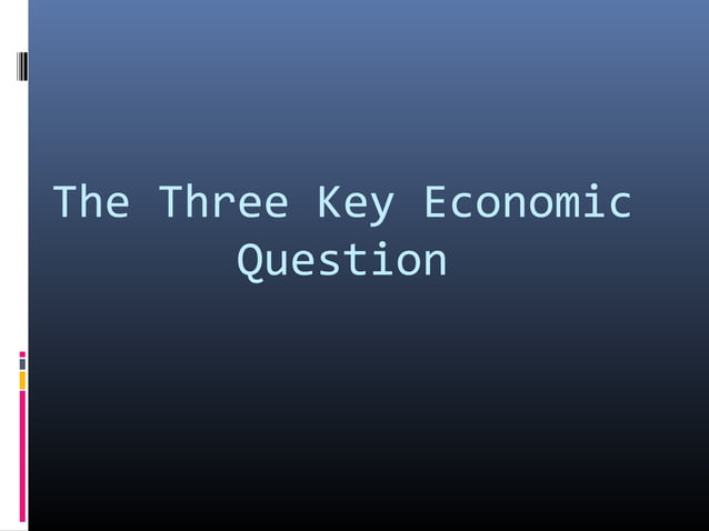 Basic economic concepts | PPT