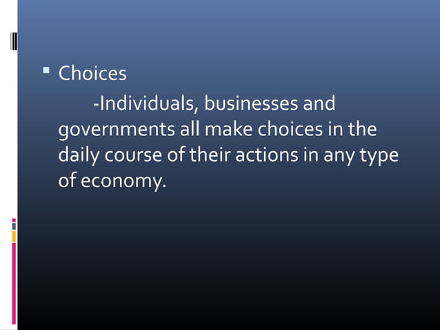 Basic economic concepts | PPT