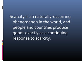 Basic economic concepts | PPT