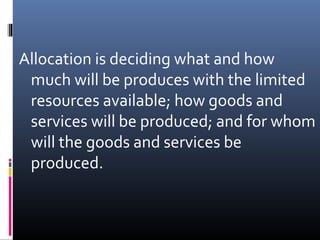 Basic economic concepts | PPT