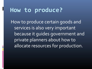 Basic economic concepts | PPT