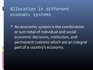 Basic economic concepts | PPT