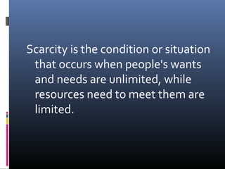 Basic economic concepts | PPT