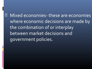 Basic economic concepts | PPT