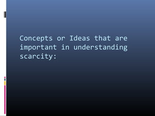 Basic economic concepts | PPT