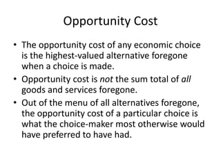 Basic economic concepts | PPTX