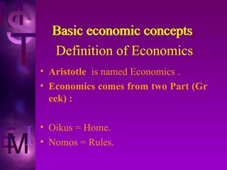 Dr. Mohamed El Ashery Basic economic concepts .ppt principles of ...