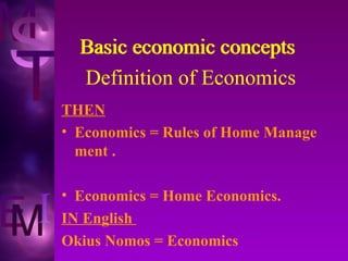 Dr. Mohamed El Ashery Basic economic concepts .ppt principles of ...