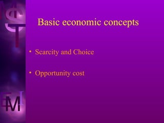 Basic economic concepts (1) | PPT