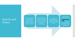 Basic economic problem | PPTX