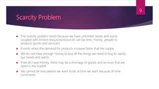 Basic economic problem | PPTX | Business | Business and Finance