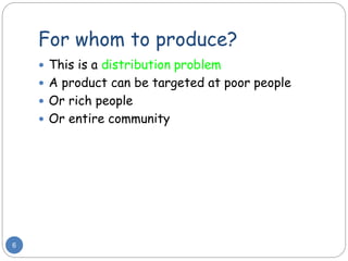 Basiceconomicproblems | PPT | Free download