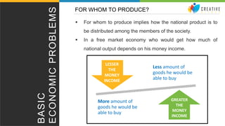 BASIC ECONOMIC PROBLEMS AND POVERTY | PDF