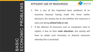 BASIC ECONOMIC PROBLEMS AND POVERTY | PDF