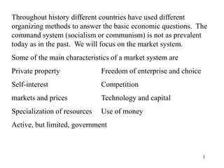 Basic Economic Questions | PPTX