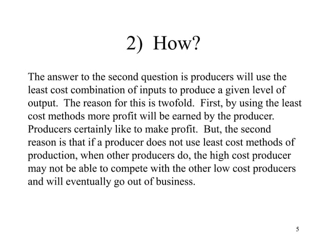 Basic Economic Questions | PPTX