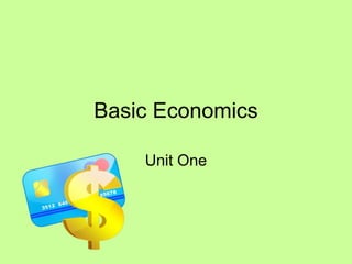 Basic economics | PPT